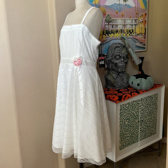 Unique Vintage | Dresses | Grease X Unique Vintage Sandy Simcox White ...